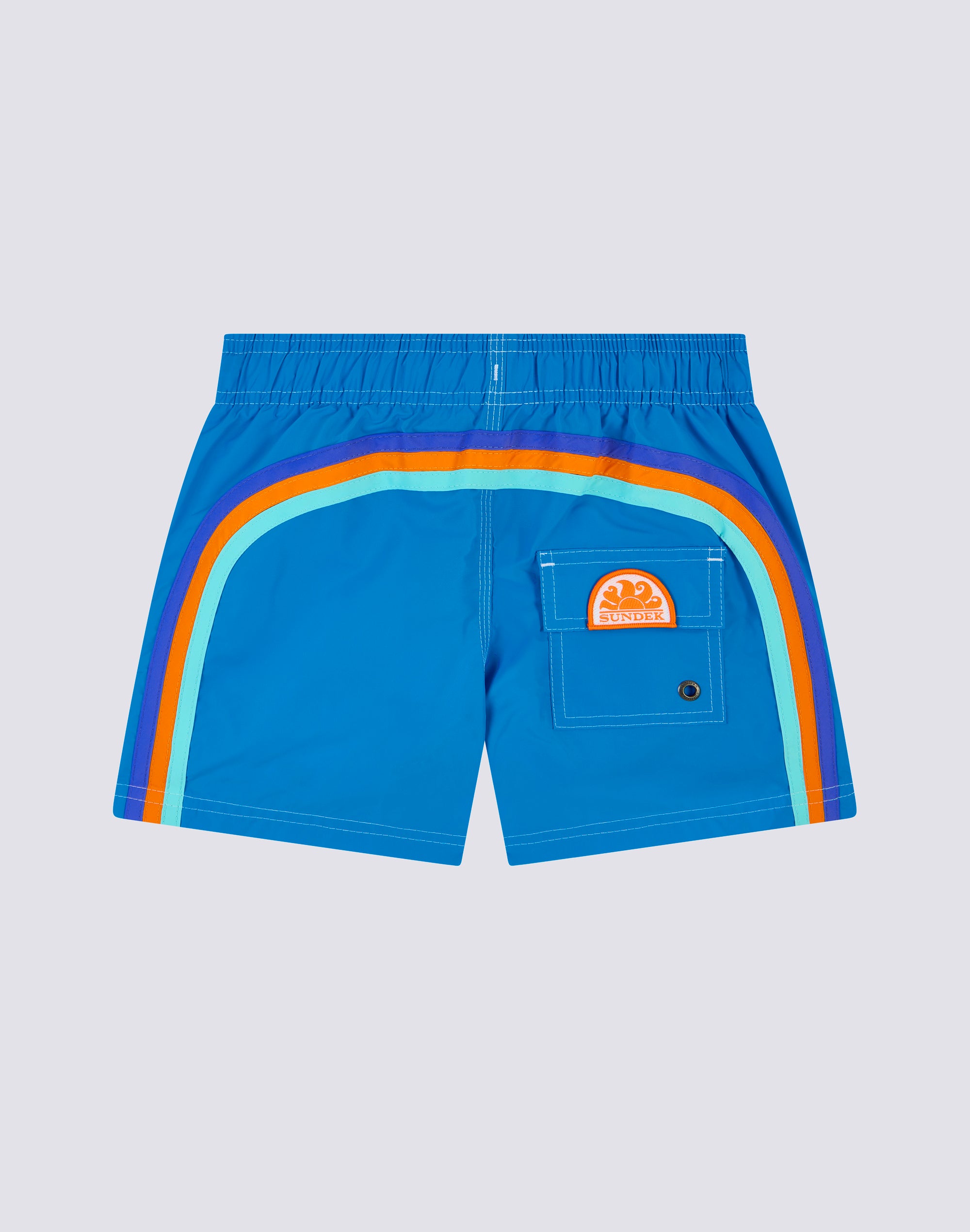 Sundek BOY’S SWIMSHORTS SHORT ELASTICATED WAIST ICONIC TAFFETA ...