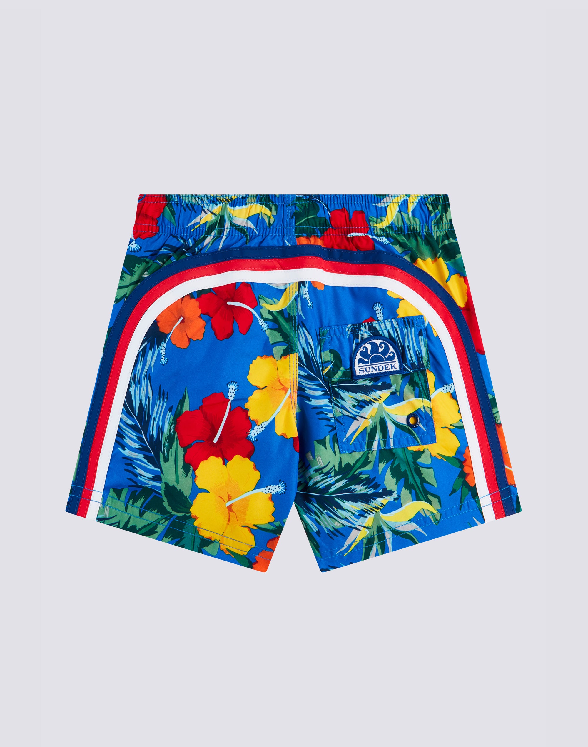 Sundek repreve® elasticated waist short swimshorts with masterpiece print B504BDRT34M-A224M – SUNDEK