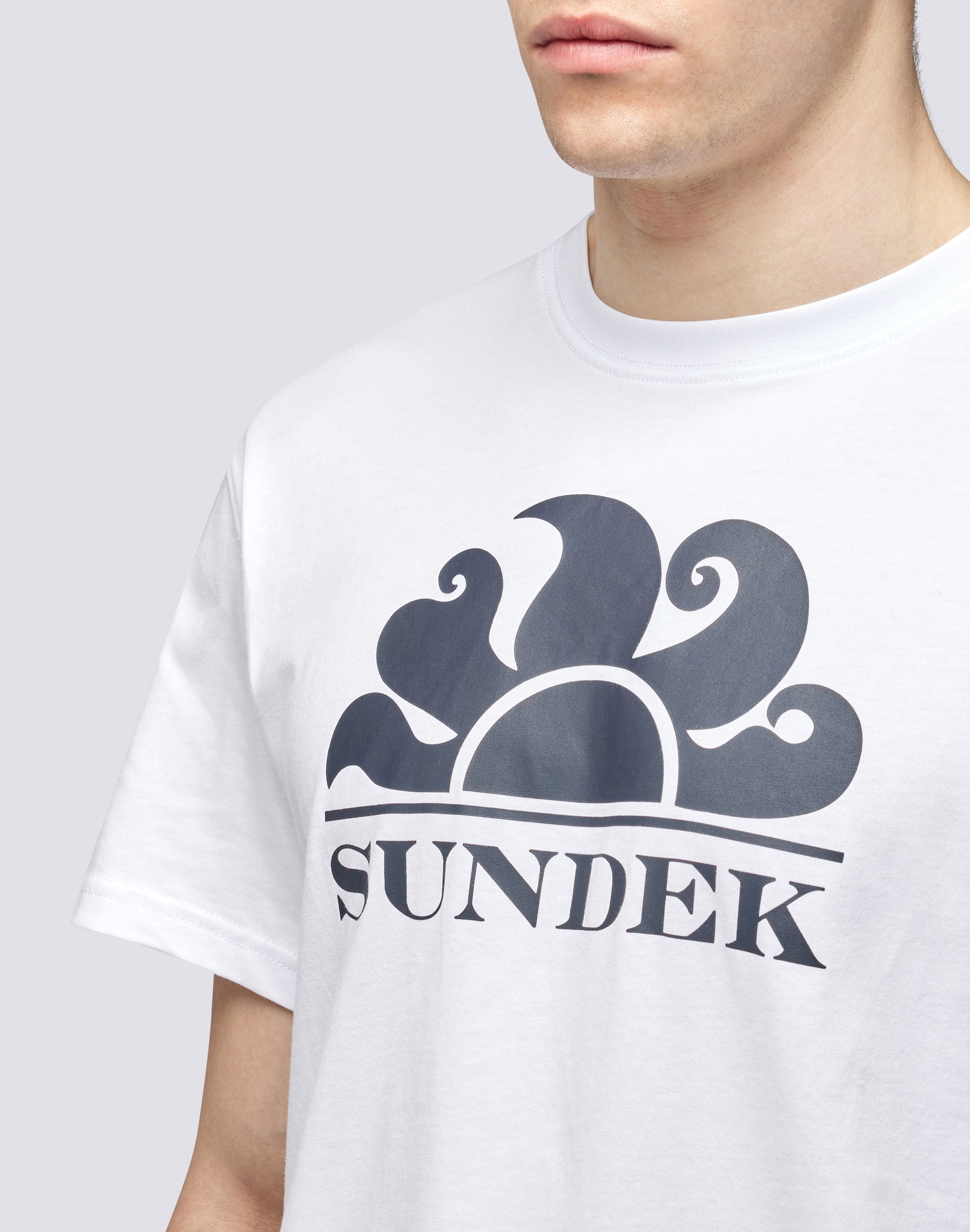 Sundek NEW SIMEON CREW NECK T-SHIRT WITH LOGO m021tej7800-00607 – SUNDEK